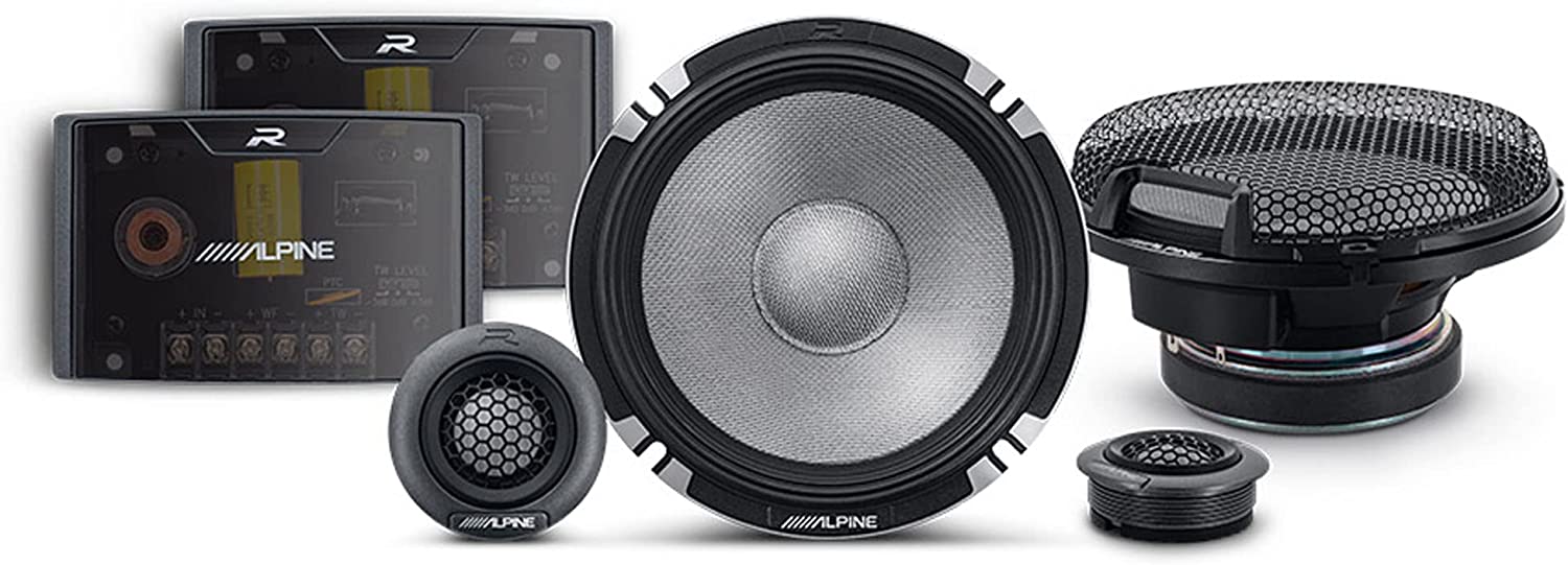 Alpine R2-S652 Hi-Res 6.5" 2-Way Speaker Set Pro Series — Automotive ...
