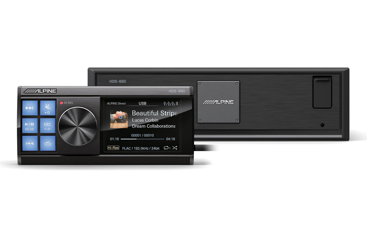 Alpine HDS-990 Status Series H-Res Digital Media Audio Source ...